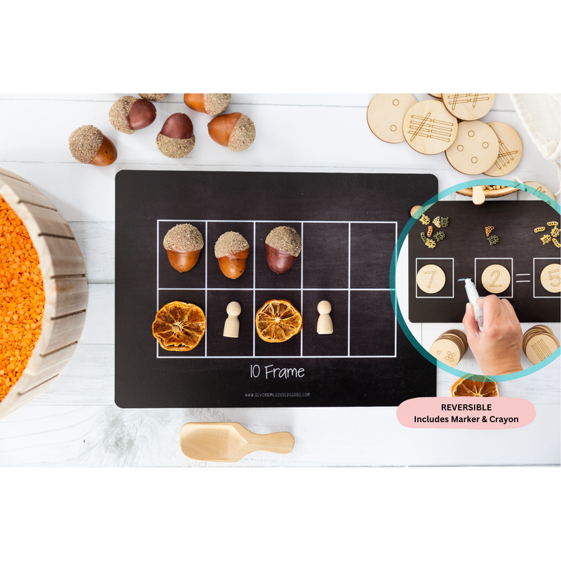 Tens / Math Frame Reversible Mini Learning Mat - Beyond Measure Boards